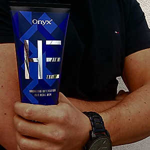 Onyx HE Tanning Bed Lotion for Men - Indoor Tanning Lotion Accelerator & Bronzer, Quick & Dark Tan, Men's Tanning Lotion with Skin Firming, Muscle Bronzing Complex & Moisturizing Formula
