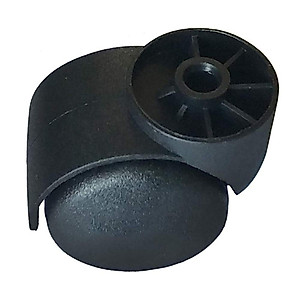 2 Inch Black Silent Stemless Caster, Furniture Casters, Replacement Swivel Chair Accessories, for Office Chair Casters, 5pcs, 150kg Capacity