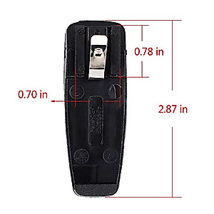 4Pcs Belt Clip Compatible for Motorola Radio CP200 CP200D PR400 EP450 CP040 Mage One BRP40 NNTN4497 NNTN4851 NNTN4970 PMNN4071 RLN5644