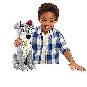 Disney 13-inch Large Tramp Stuffed Animal, Dog, Lady and the Tramp Plush