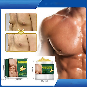MQSHUHENMY SoliPac Gynecomastia Tightening Ginger Cream, Ginger Cream for Adults, Skin Tightening Cream, Tummy Tightening Cream (3Pcs)