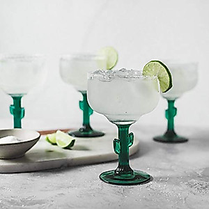 Libbey Cactus Margarita Glasses, 16-ounce, Set of 4
