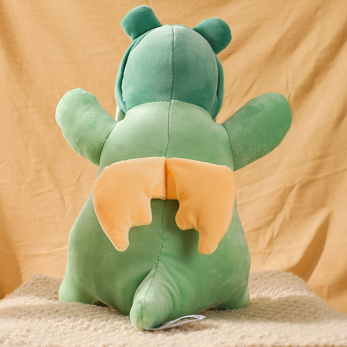 Darler Dinosaur Stuffed Animals for Kids 13.8 Inches Green Kawaii Dino Plushies for Toddler Cute Fluffy Plush Toy for Boys/Gilrs Squishy Soft Toy for Baby Gift for Birthday,Baby Shower