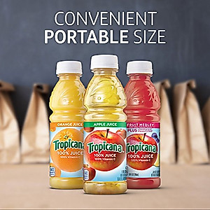 Tropicana 100% Juice 3-flavor Classic Variety Pack,10 Fl Oz (Pack of 24)