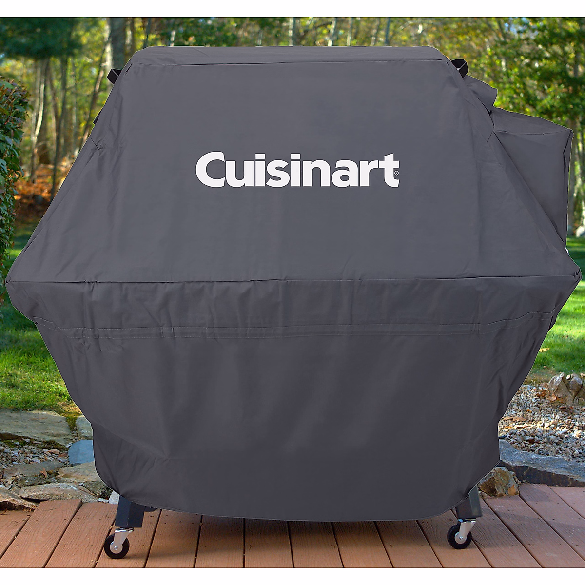 Cuisinart CGWM-081 Clermont Pellet Grill & Smoker Cover, Durable Rip-Resistant Polyester (Cover fits Clermont Pellet Grill)
