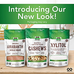 NOW Foods, Almonds, Raw and Unsalted, Source of Protein, Grown in the USA, 16-Ounce (Packaging May Vary) (Pack of 2)