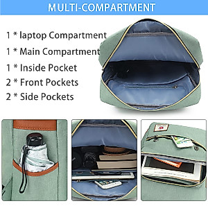 Xinveen Vintage Laptop Backpack Travelling Backpack Casual Daypacks School Shoulder Bag for Men Women Purple