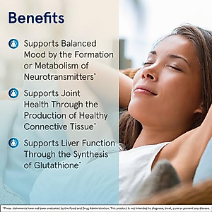 Jarrow Formulas Same 200 mg - 60 Tablets - Highest Concentration of Active S,S Form - Supports Joint Health, Liver Function, Brain Metabolism & Antioxidant Defense - 60 Servings