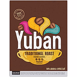 Yuban K Cups Traditional Medium Roast Coffee Pods, 24 count