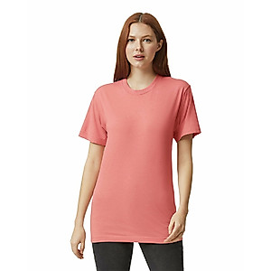 American Apparel Unisex Tri-Blend Track T-Shirt, Style GTR401, 2-Pack, Tri-Coral (2-Pack), Medium