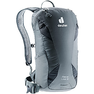 DEUTER Unisex – Adult's Race Lite Bicycle Backpack, Graphite Black, 8 L