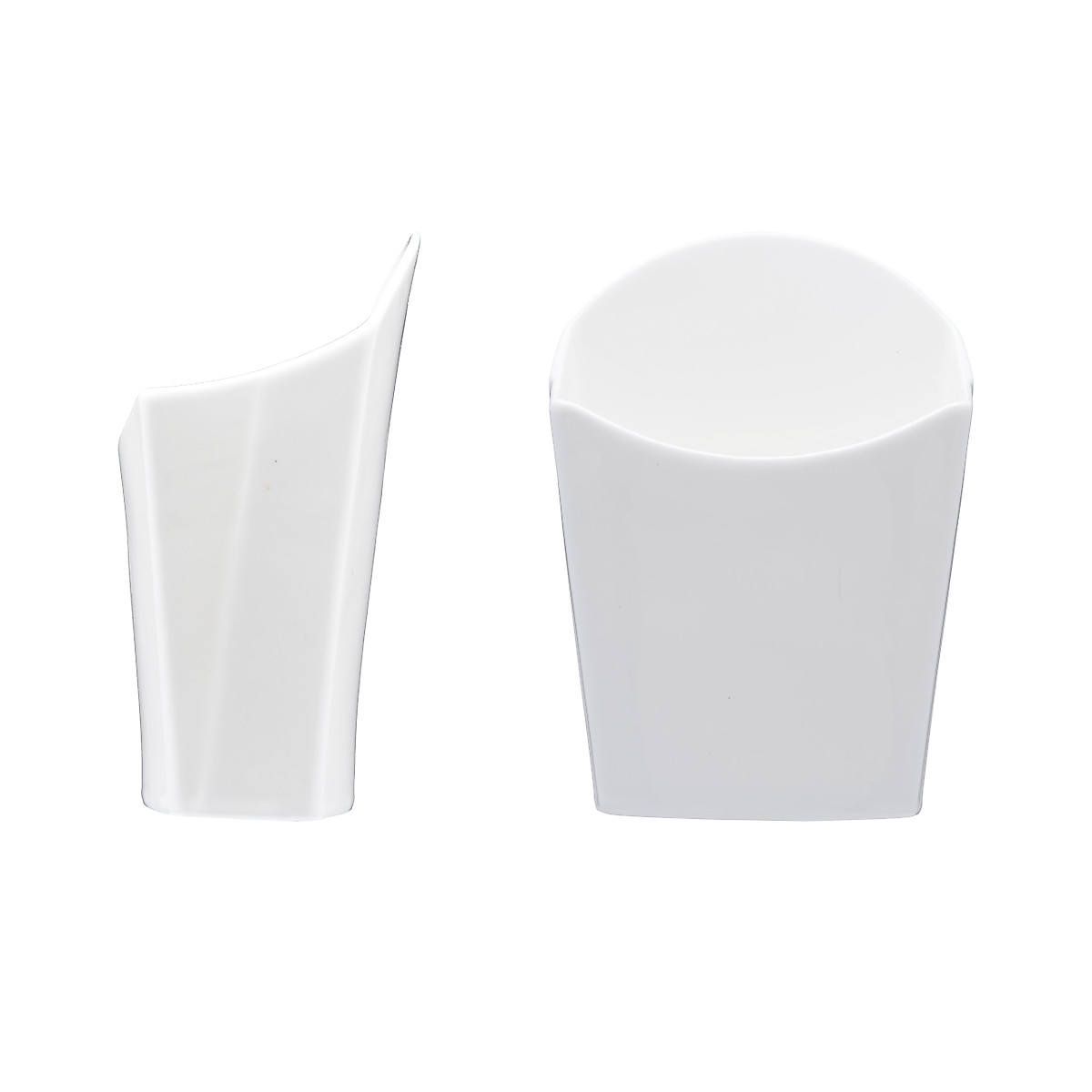 Fortessa Fortaluxe Food Truck Chic Large French Fry Cup, 4.25 x 6-Inch, Set of 4