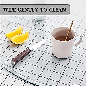 Lazy Susan,Tempered Glass Rotating Tray Tempered Glass Round Turntable Rotating Serving Tray Tempered Glass Lazy Susan for Dining Table Rotating Tray Glass Serving Plate (31 inch)