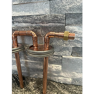 CoProof 1/2 Gallon Mason Jar Thumper Kit Double Distill A23