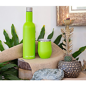 Insulated Bottle and Tumbler Set Green