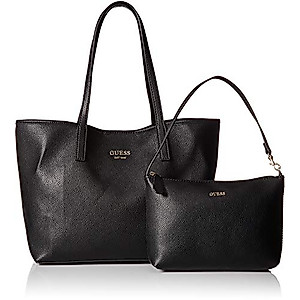 GUESS womens Vikky tote handbags, Black, One Size US