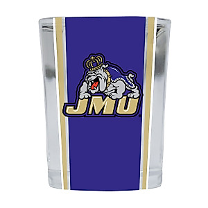 James Madison Dukes Square Shot Glass Officially Licensed Collegiate Product