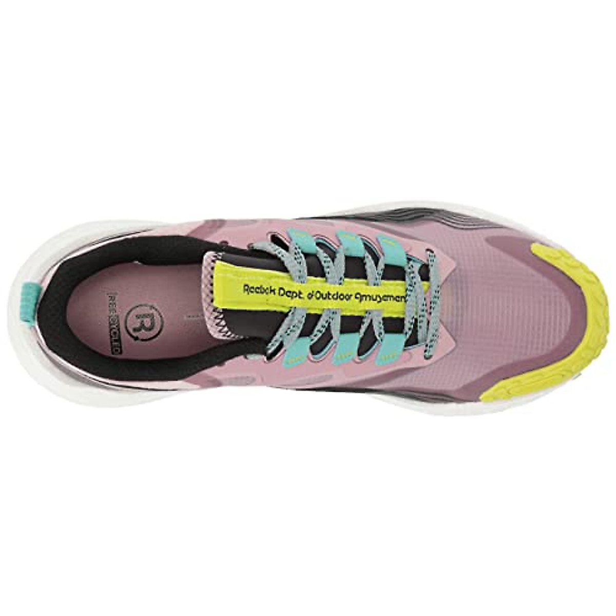 Reebok Women's Floatride Energy 4.0 Adventure Running Shoe, Infused Lilac/Semi Classic Teal/Acid Yellow, 9