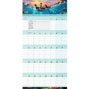 Disney Dreams Collection by Thomas Kinkade Studios: 17-Month 2021–2022 Family Wall Calendar