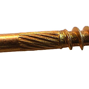 (5 Lb) Big Timber 5YTX92 9 x 2-Inch Gold Star Flat Head Screws Approx. 585