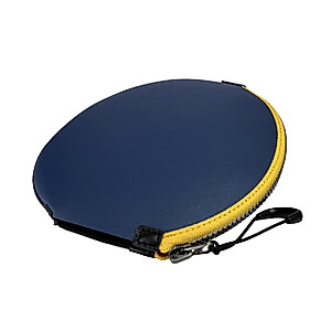 OneJoy Table Tennis Racket Cover, Ping Pong Paddle Cover, Table Tennis Bag Cover Sleeve for Single Ping Pong Racket Case with Zipper [ Navy] 7.3 inch x 6.3 inch (18.5cm x 16cm)