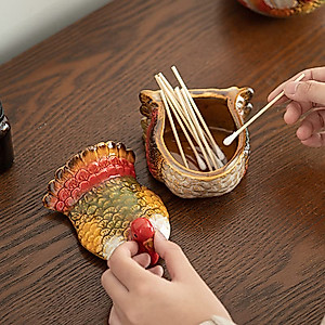 YINYUEDAO Ceramic Jewelry Organizer - Jewelry Tray, Decorative Bowl, Ring Dish for Rings, Earrings, Necklaces, Bracelets, Watches, Keys, Cell Phones - Holiday Gift for Women's Friends and Mothers