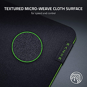 Razer Gigantus v2 Cloth Gaming Mouse Pad (XXL): Thick, High-Density Foam - Non-Slip Base - Classic Black