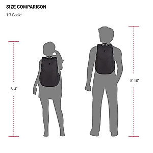 SwissGear 8182 Laptop Backpack, Charcoal Heather, 18 Inches