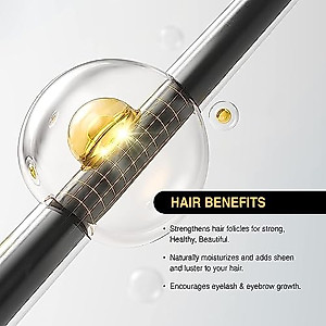 Tropic Isle Living Hair Gro Growth Oil 4oz | Organic Jamaican Black Castor Oil with Almond, Avocado & Jojoba Oils | Promotes Hair Growth | Prevents Breakage, Hair Loss, Shedding