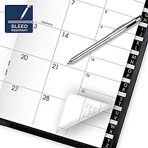 2022 Pocket Calendar by AT-A-GLANCE, Monthly Planner, 3-1/2" x 6", Pocket Size, Black (7006405)