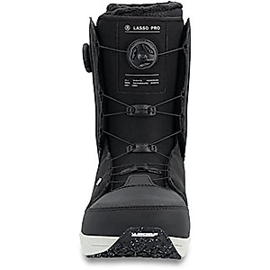 Ride Lasso Pro Wide Mens Snowboard Boots Black 10 (W)