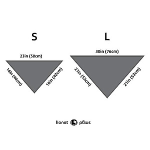 lionet paws Dog Bandana for Small Medium Large Dogs, Cat Dog Kerchief Dog Triangle Bibs Scarf for Girl Boy Gift