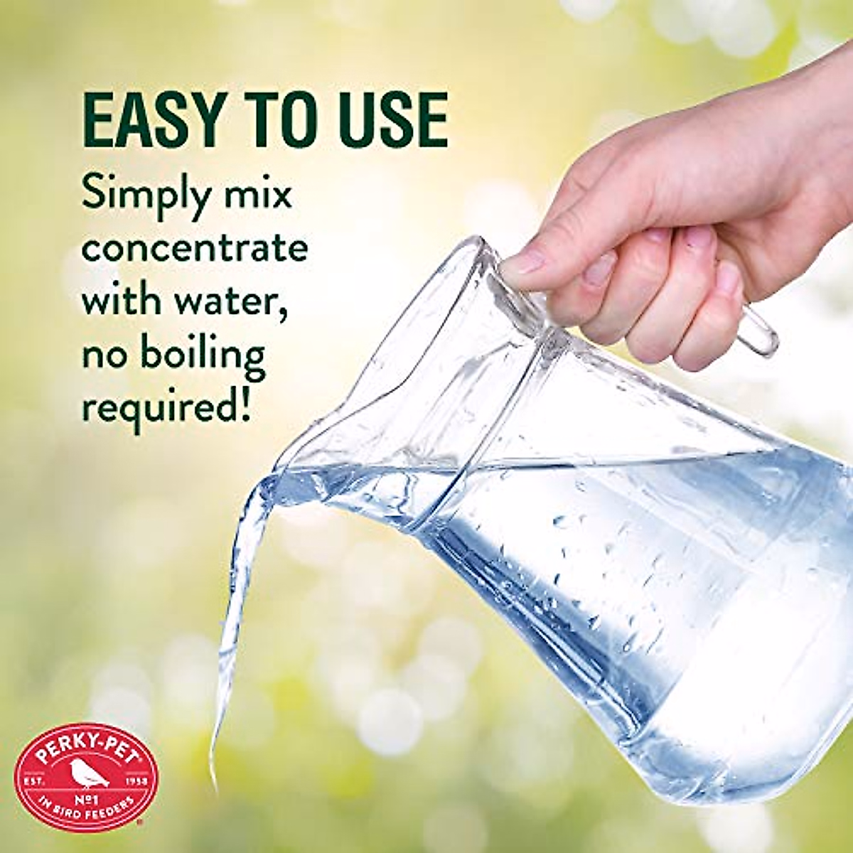 Perky-Pet 255 Hummingbird Nectar 64 Oz Liquid Concentrate - Makes 256 Oz of Hummingbird Nectar