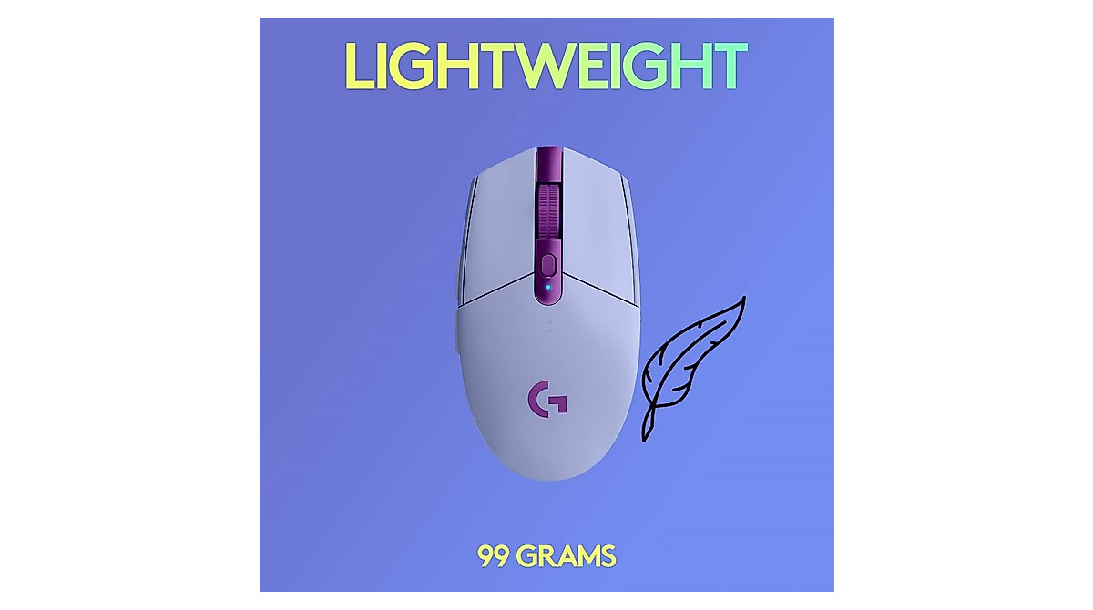 Logitech G305 Wireless Gaming Mouse – 12K DPI, Lightweight