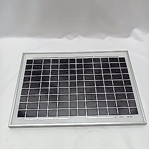 DailySolar Solar panels for the production of electricity,10W 18V Solar Panel High Efficiency Module Power for Battery, Boat, Gate Opener, Chicken Coop, Off-Grid Applications.