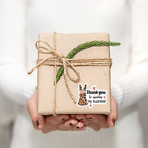 200PCS Thank You for Supporting Easter Bunny Stickers,Cute Small Business Envelopes Stickers for Handmade Goods Business Packages,Easter Day Theme Small Shop Business Stickers for Envelopes Seals