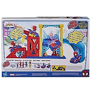 Marvel Spidey & His Amazing Friends Action Figures Superheroes + Villains (Choose Figure) (Web Squad City Chase Playset)