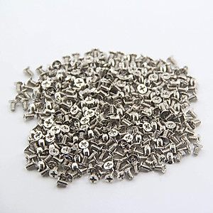 Bfenown Computer PC Case 2.5-inch HDD M3x5mm Flat Phillips Head Hard Drive Screw 100pcs