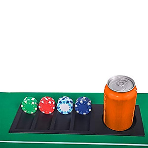Hathaway No Limit 3-in-1 Portable Casino Tabletop, Black/Green