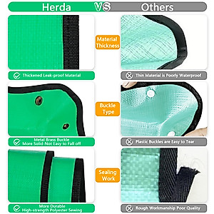 Herda 26.8" x 26.8" Repotting Mat for Potting Soil Indoor Plant and Dirt Control,Portable Potting Soil Foldable Succulent Potting Mat Soil Change Mat Table Top Indoor Plant Soil Potting Table Mat