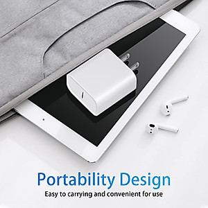 i Phone Charger Fast Charging, 3PACK 20W USB C Wall Charger Block with 6FT Fast i Phone Charger Cord Compatible with i Phone 14/13/12/11 Pro Max,Mini,Pro/XR/iPad