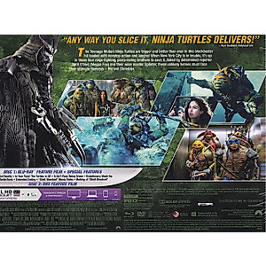 Teenage Mutant Ninja Turtles (Blu Ray/DVD/Digital HD) Ultimate Gift set with 4 Collectible Figures & Ninja Masks (2016)