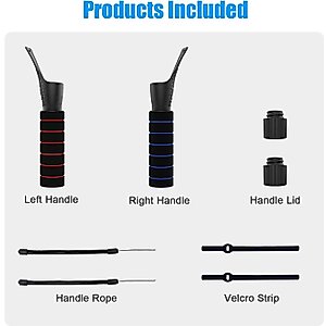 Newooh Left Handle and Right Handle Handle Ropes and Handle Lids Compatible for Oculus Quest 1/Quest 2/Rift S Touch Controller
