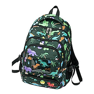 HotAdsFW Dinosaur Backpacks Elementary Toddler Backpack for Boys Kids School Bag Bookbag for Kindergarten Primary School with Multi Pockets Padded Shoulder Strap