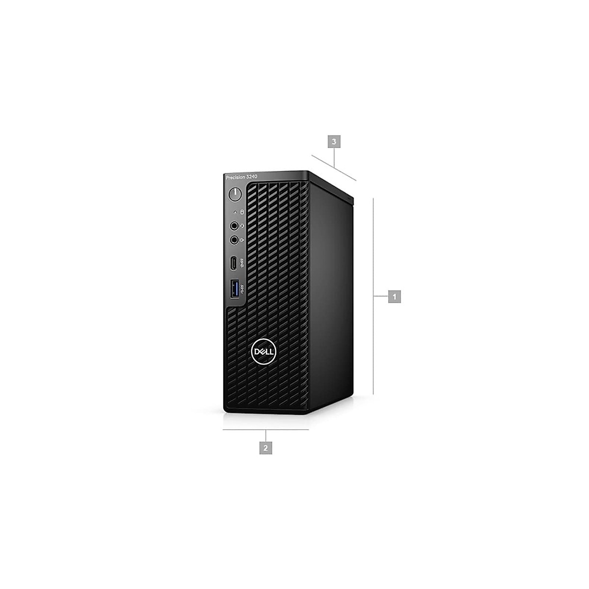 Dell Precision T3240 Workstation Desktop | Core i9-10900 - 512GB SSD Hard Drive - 16GB RAM - Nvidia Quadro P400 | 10 cores @ 5.2 GHz - 2GB GDDR5 Win 10 Pro Black