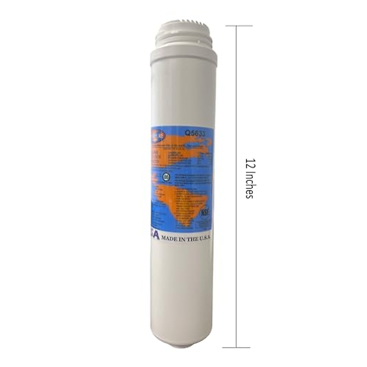Omnipure Q5605, (2) Q5633, and Membrane Replacement Sediment Carbon Filter Cartridge Set w/ 50 GPD Membrane for Purotwist 4000 plus Small and Large Head O-Rings by IPW Industries Inc.