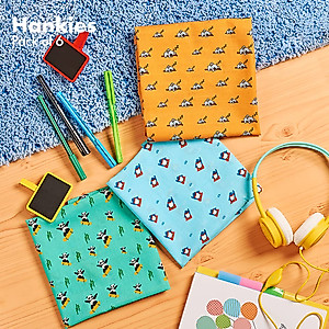 HexaFun 100% Pure Organic Cotton Unisex Handkerchief, Multi-color & Printed, Soft & Stylish