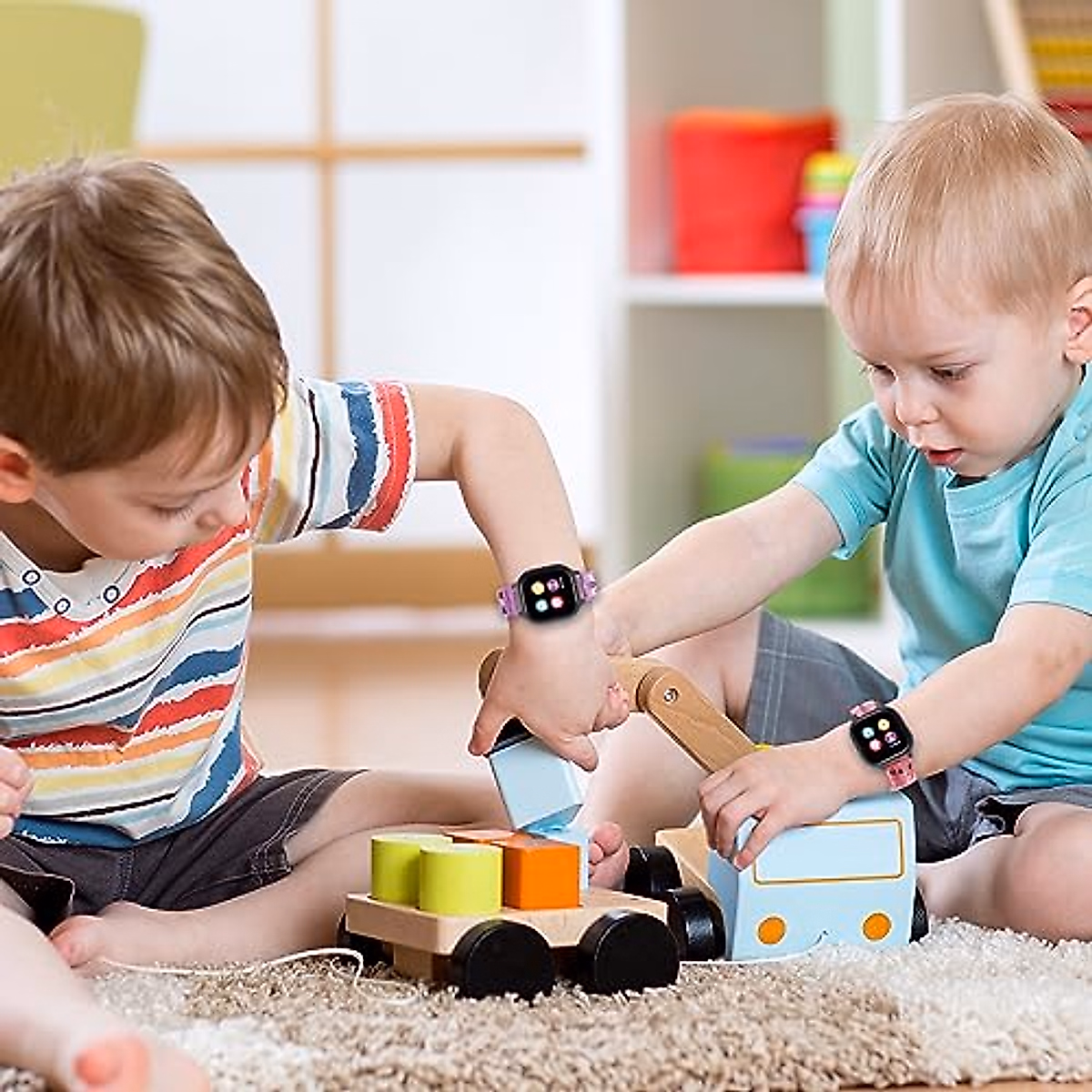 TOLUOHU Transparent Watch Bands for Gizmo Watch 3 2 1 for Kids, 20mm Soft TPU Adjustable Sport Gizmo Watch Band Replacement for Gizmo Watch Bands for Boys and Girls