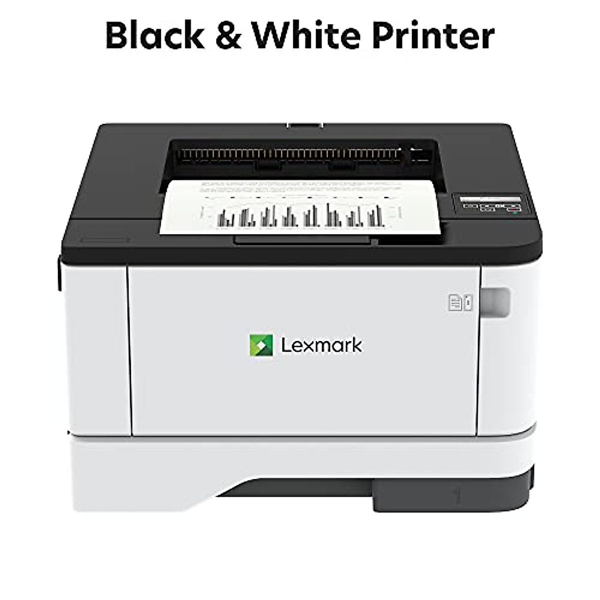 Lexmark B3340dw Monochrome Laser Printer with Full-Spectrum Security and Print Speed up to 40 ppm(29S0250), Gray/White, Small