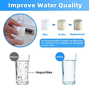 1080° Swivel Kitchen Faucet Extender with Filter, Bathroom Sprayer Attachment with Magnetic, Sink Water Faucet Aerator Replacement, 31.5inch(80cm) Extension Length